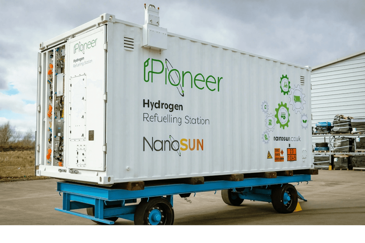 NanoSUN: Mobile hydrogen refuelling station completes first filling of ...