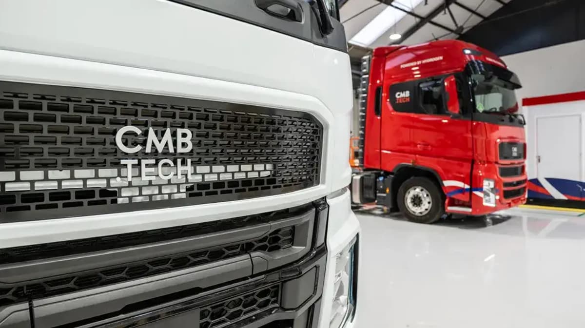 CMB.TECH opens workshop for truck conversion to run on hydrogen dual ...