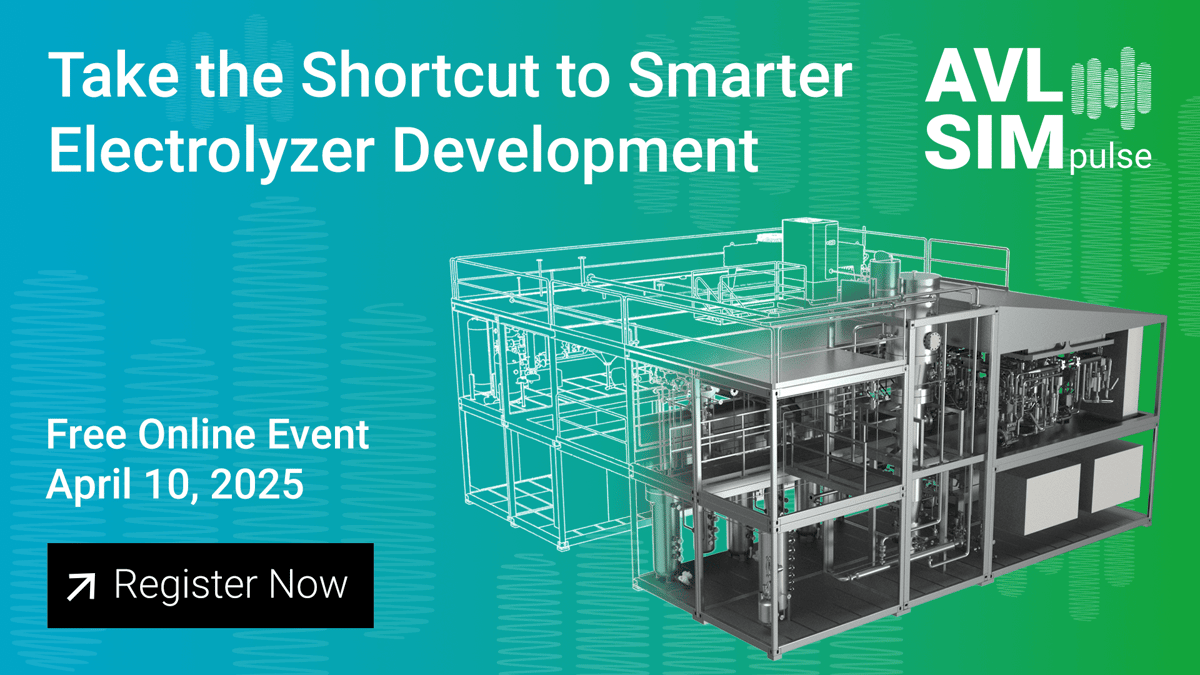 AVL SIMpulse: Take the Shortcut to Smarter Electrolyzer Development ...