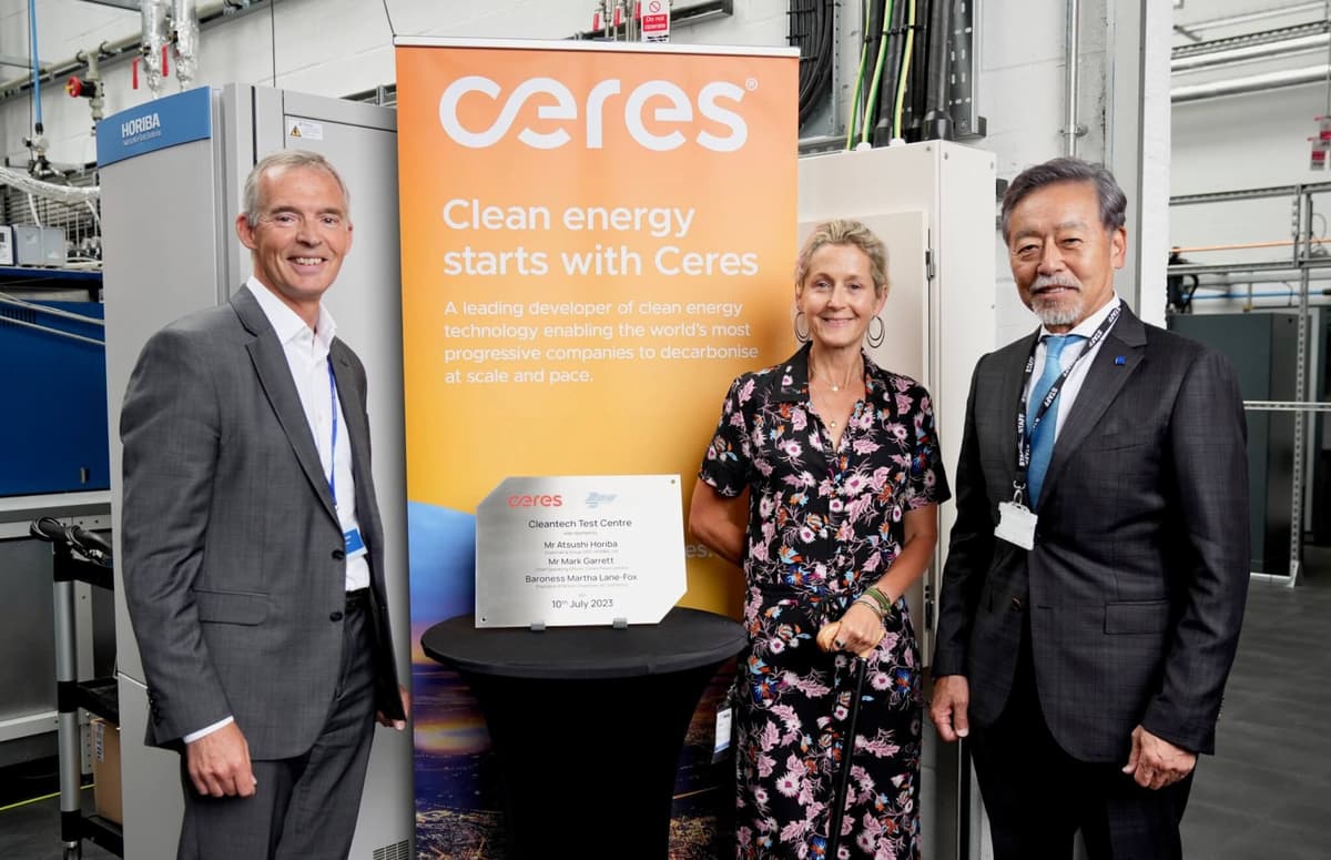 Ceres opens UK fuel cell and electrolysis testing centre at HORIBA MIRA ...
