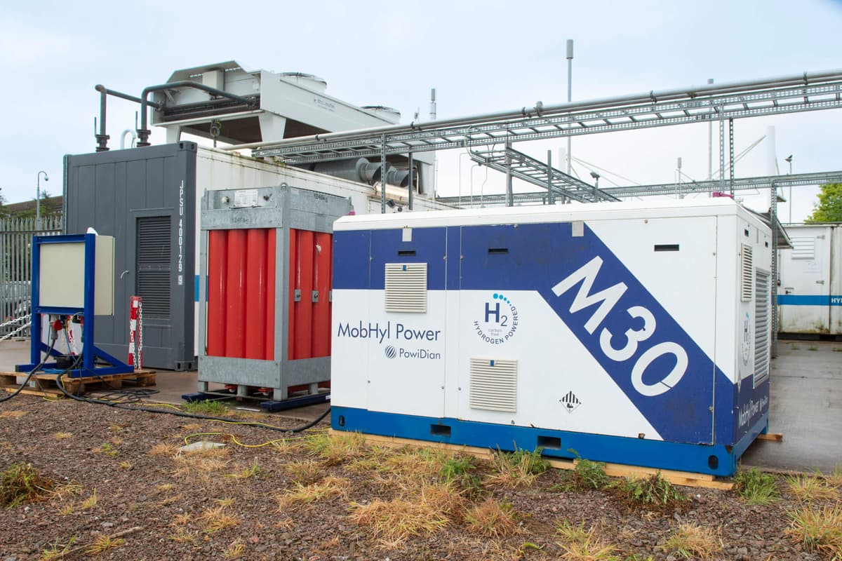 Hydrogen-powered off-grid generator being trialled at Aberdeen City ...