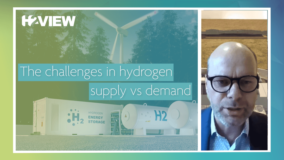 Video: The challenges in hydrogen supply vs demand | Video | H2 View