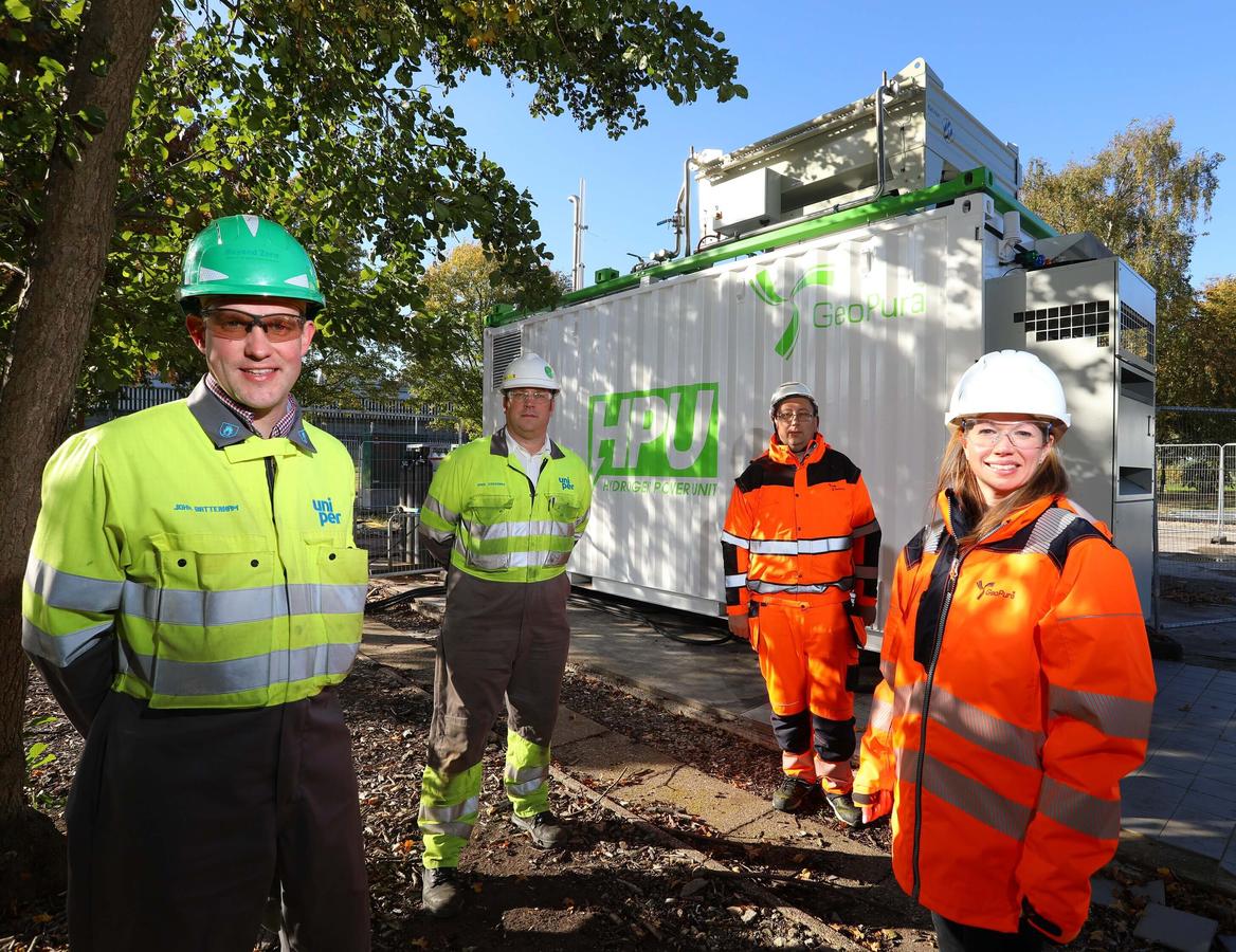 Green hydrogen powers three-month maintenance outage at Uniper power ...