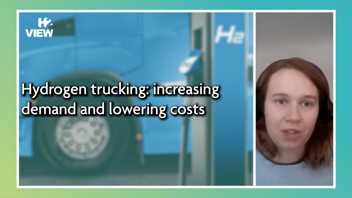 Video: Hydrogen trucking: increasing demand and lowering costs | Video ...