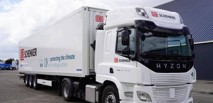 Hyzon hydrogen fuel cell truck put into operation in Germany