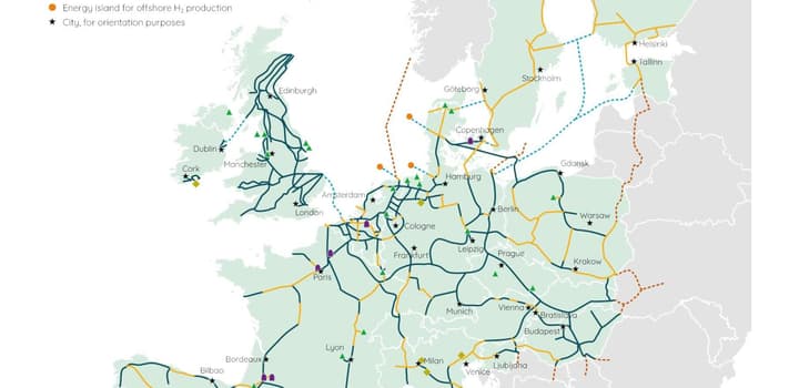 Plans for European Hydrogen Backbone expanded