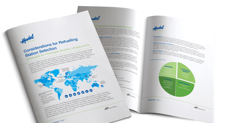 White paper: Haskel publishes guide to the right fit in hydrogen refuelling