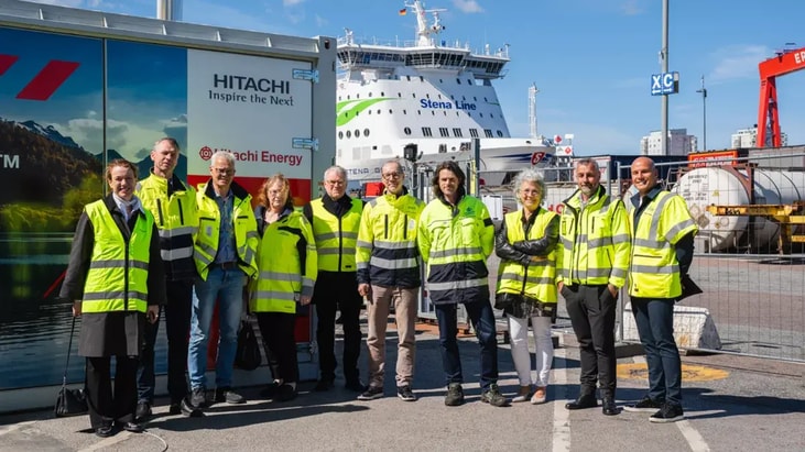 Hitachi Energy trials hydrogen generator to power Stena Line ferry in ...
