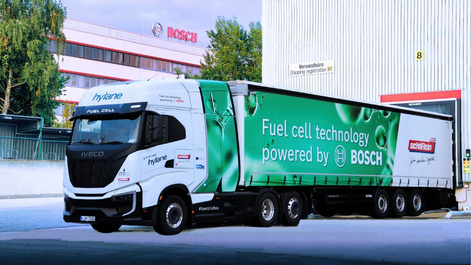 Bosch deploys hydrogen fuel cell truck in German logistics operations ...