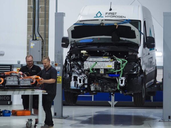 First Hydrogen’s fuel cell vans receive UK road certification